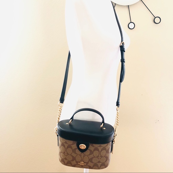 Coach | Bags | Coach Kay Crossbody Purse Signature Vanity Case | Poshmark